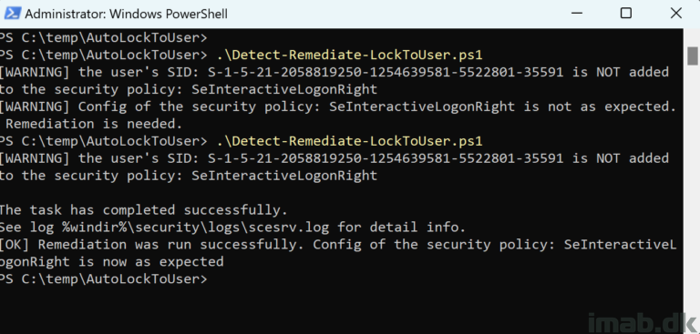 Configure ‘allow Logon Locally Automatically Using Powershell And Microsoft Intune Imabdk